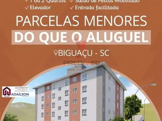 Apartamento para Venda em Biguaçu/SC Jardim Janaina 2 Quartos