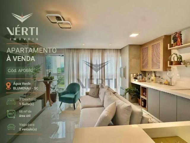 Apartamento para Venda em Blumenau/SC Água Verde 3 Quartos