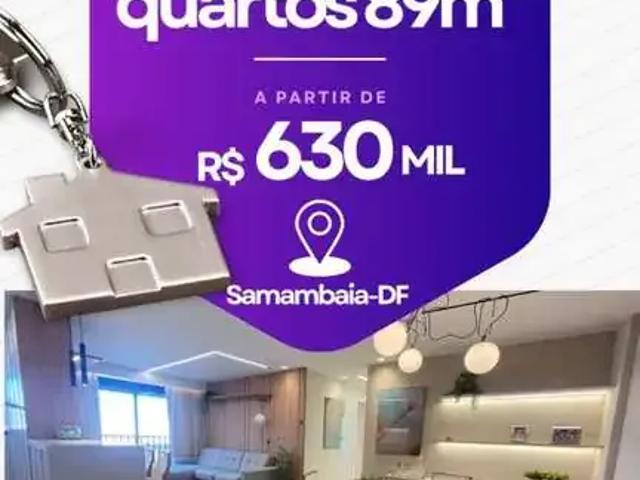 Apartamento para Venda em Brasília/DF Samambaia Norte Samambaia 3 Quartos