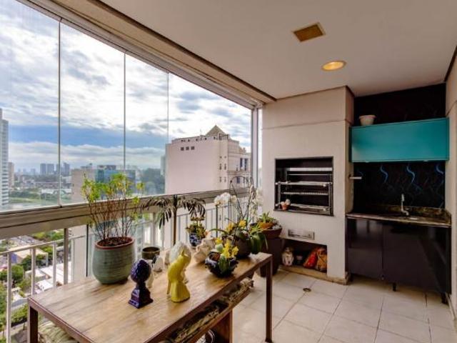 Apartamento para venda em Brooklin Paulista com 2 quartos, sendo 2 suítes, 145m²