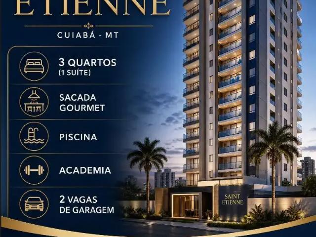Apartamento para Venda em Cuiabá/MT Goiabeiras 3 Quartos