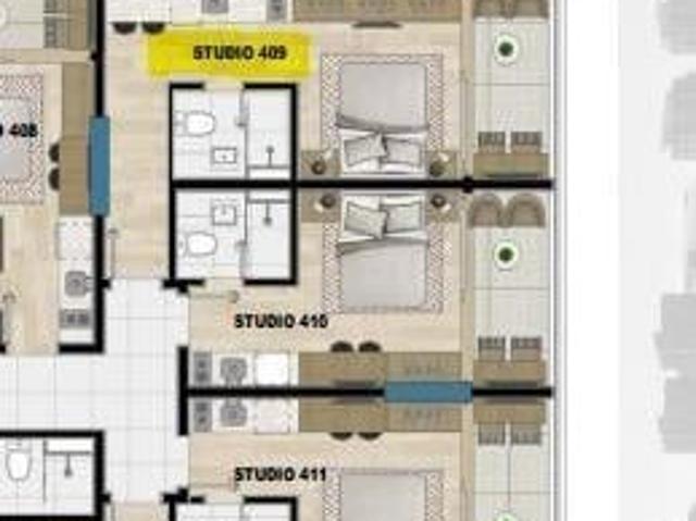 Apartamento para Venda em Curitiba, Centro, 1 dormitório, 1 banheiro