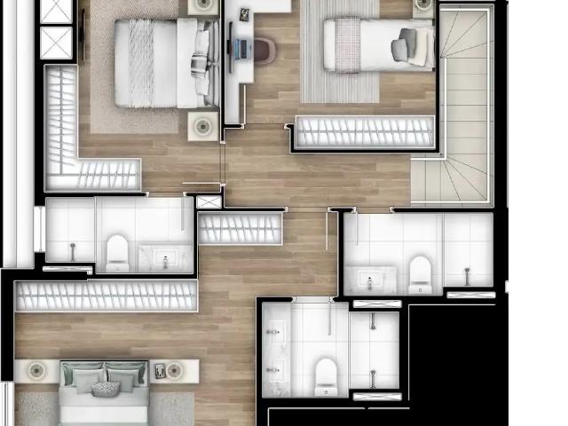 Apartamento para Venda em Curitiba/PR Cabral 3 Quartos