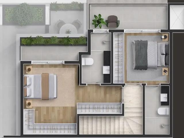 Apartamento para Venda em Curitiba/PR Centro Cívico 3 Quartos