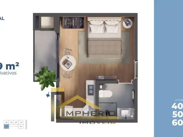 Apartamento para Venda em Curitiba/PR Cristo Rei 1 Quartos