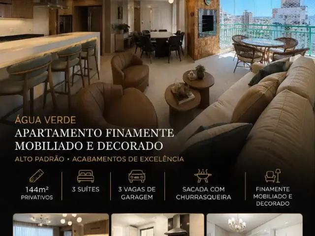 Apartamento para Venda em Curitiba/PR Água Verde 3 Quartos
