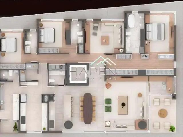 Apartamento para Venda em Curitiba/PR Ecoville 3 Quartos