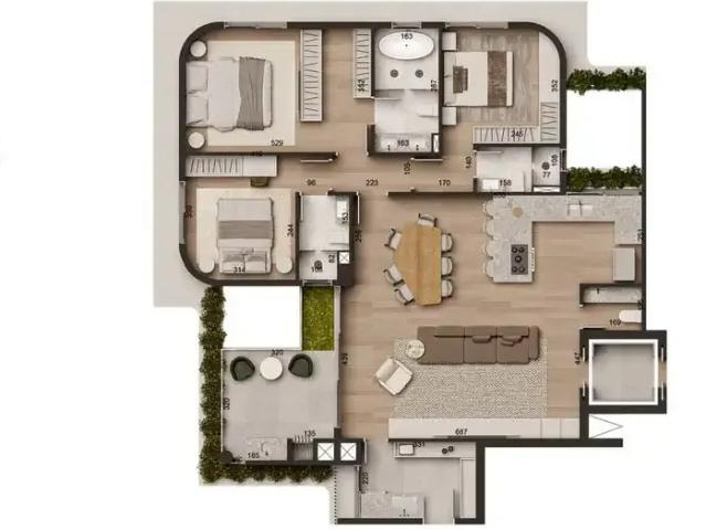 Apartamento para Venda em Curitiba/PR Juvevê 4 Quartos
