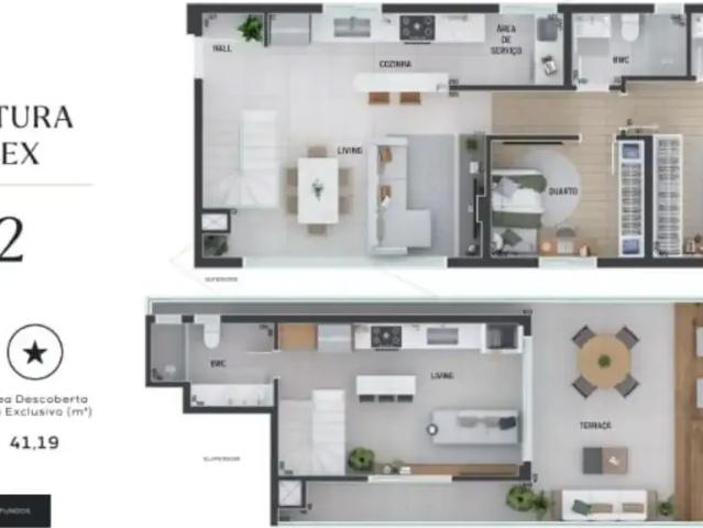 Apartamento para Venda em Curitiba/PR Portão 2 Quartos
