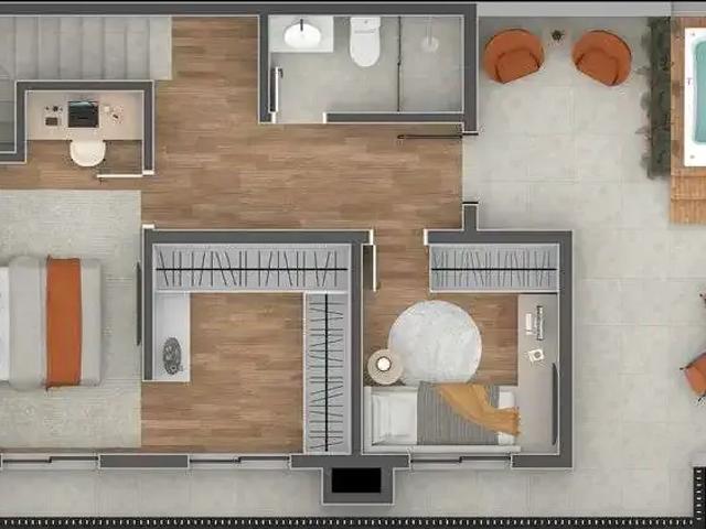 Apartamento para Venda em Curitiba/PR Portão 2 Quartos
