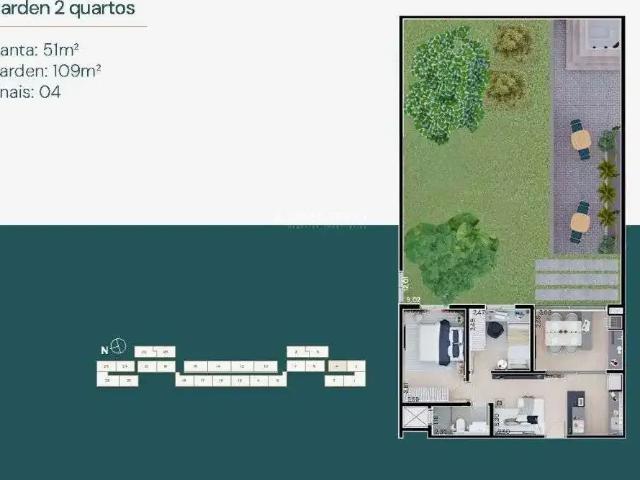 Apartamento para Venda em Curitiba/PR Portão 2 Quartos