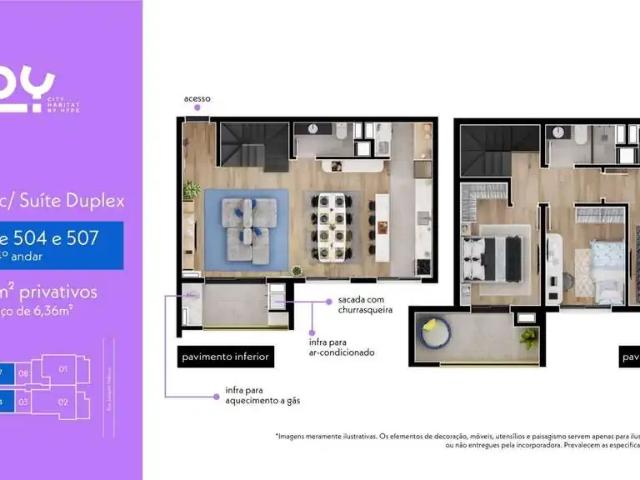Apartamento para Venda em Curitiba/PR Tingui 3 Quartos