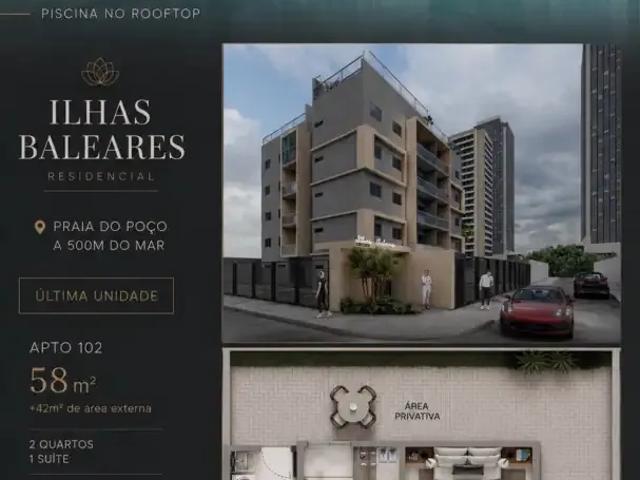 Apartamento para Venda em Cabedelo/PB Poço 2 Quartos