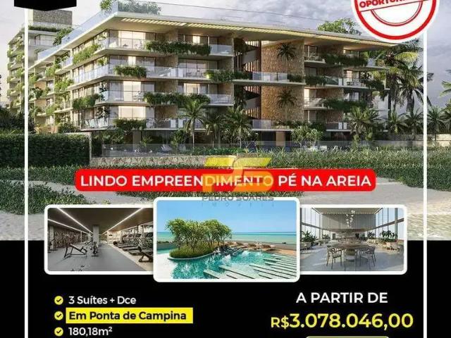Apartamento para Venda em Cabedelo/PB Ponta de Campina 3 Quartos