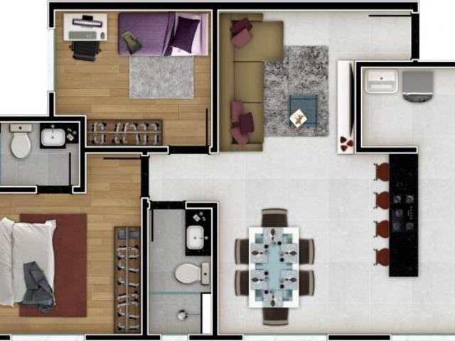 Apartamento para venda em Caiçaras, Belo Horizonte
