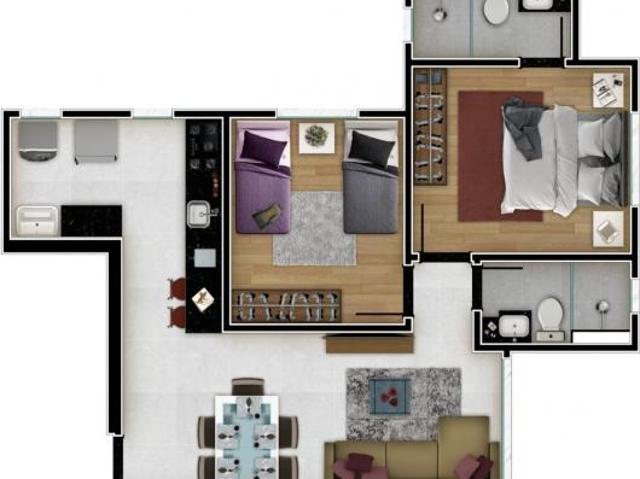 Apartamento para venda em Caiçaras, Belo Horizonte