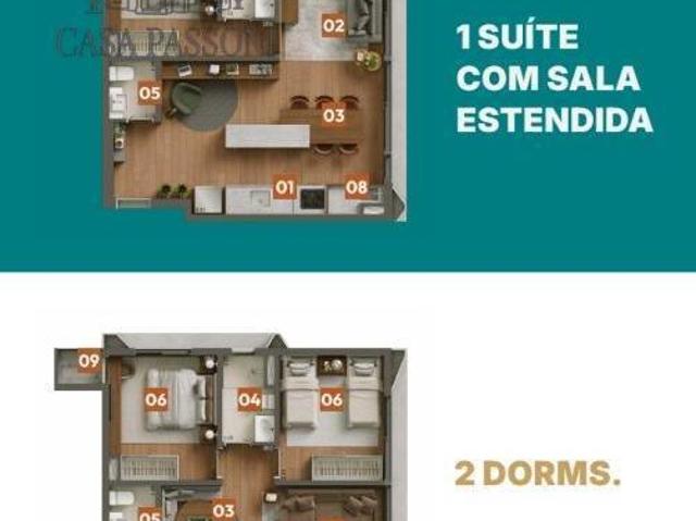 Apartamento para venda em Cambuí de 58.51m² com 2 Quartos, 1 Suite e 1 Garagem