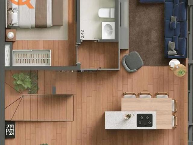 Apartamento para venda em Cambuí de 83.50m² com 2 Quartos, 1 Suite e 1 Garagem