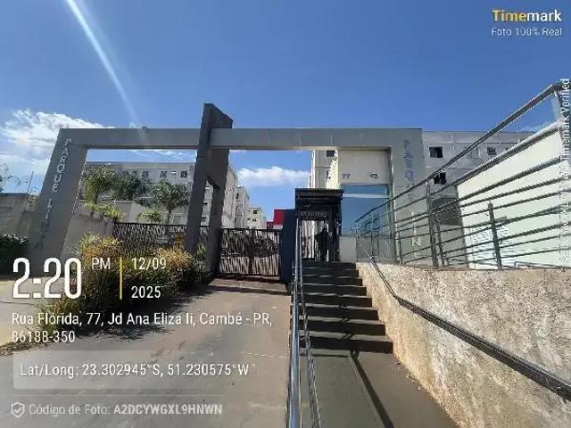 Apartamento para Venda em Cambé/PR Jardim Ana Eliza 2 Quartos