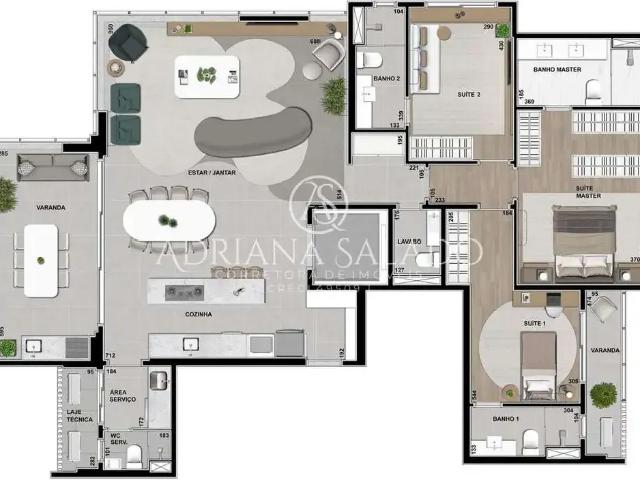 Apartamento para Venda em Campinas/SP Cambuí 3 Quartos