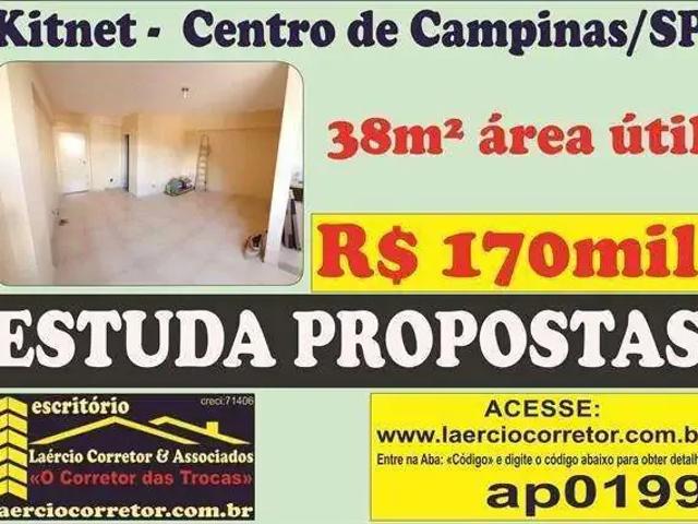Apartamento para Venda em Campinas/SP Centro 1 Quartos