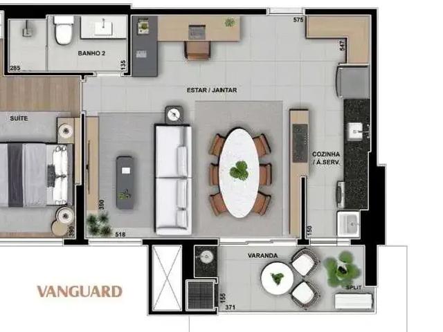 Apartamento para Venda em Campinas/SP Chácara da Barra 2 Quartos