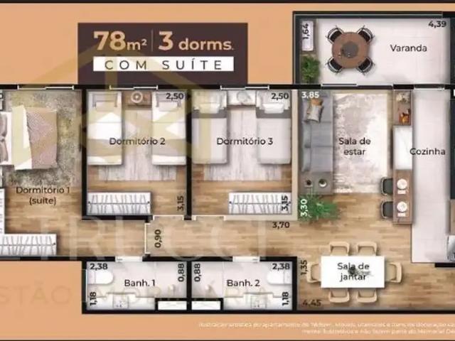 Apartamento para Venda em Campinas/SP Swiss Park 2 Quartos