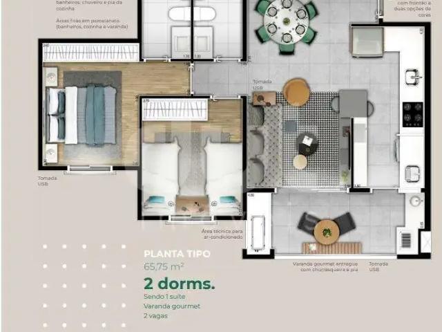 Apartamento para Venda em Campinas/SP Swiss Park 2 Quartos