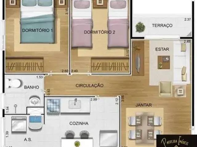Apartamento para Venda em Campinas/SP Parque Dom Pedro II 2 Quartos