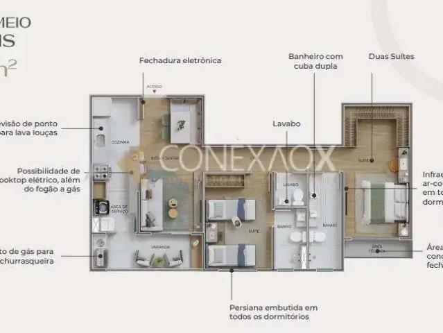 Apartamento para Venda em Campinas/SP Parque Prado 2 Quartos