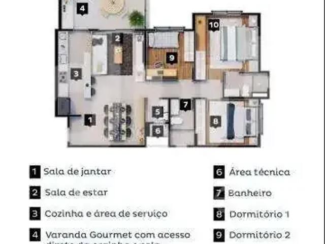 Apartamento para Venda em Campinas/SP Vila Brandina 3 Quartos
