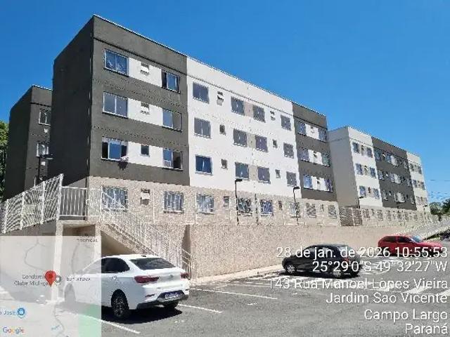 Apartamento para Venda em Campo Largo/PR Botiatuva 2 Quartos