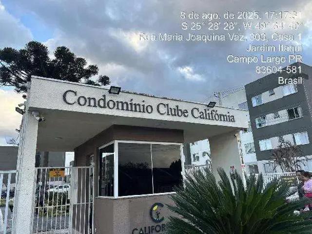 Apartamento para Venda em Campo Largo/PR Jardim Itaqui 2 Quartos