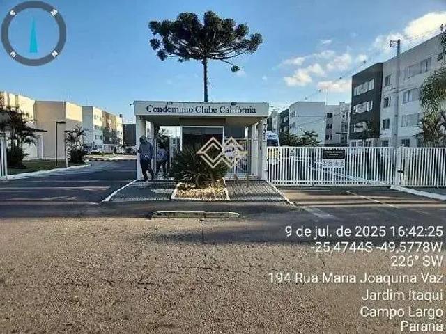 Apartamento para Venda em Campo Largo/PR Jardim Itaqui 2 Quartos