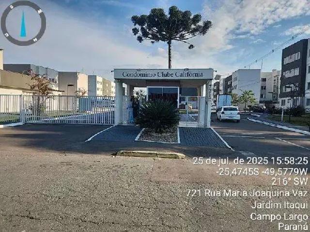 Apartamento para Venda em Campo Largo/PR Jardim Itaqui 2 Quartos