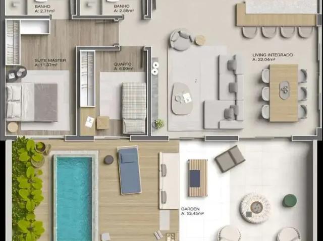 Apartamento para Venda em Canoas/RS Nossa Senhora das Graças 2 Quartos