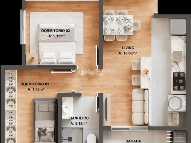 Apartamento para Venda em Canoas/RS Estância Velha 2 Quartos