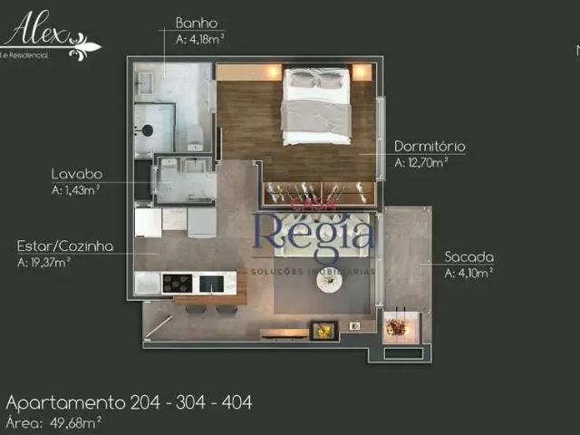 Apartamento para Venda em Canela/RS Centro 1 Quartos