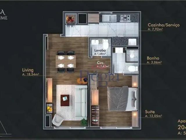 Apartamento para Venda em Canela/RS Centro 1 Quartos