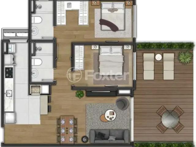 Apartamento para Venda em Canela/RS Centro 2 Quartos