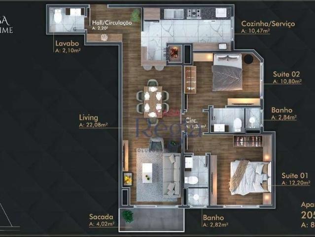 Apartamento para Venda em Canela/RS Centro 2 Quartos
