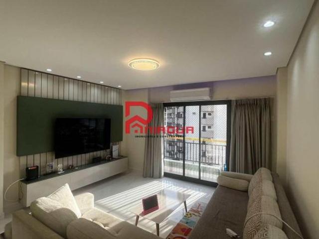 Apartamento para venda em Canto Do Forte de 140.00m² com 3 Quartos, 1 Suite e 1 Garagem