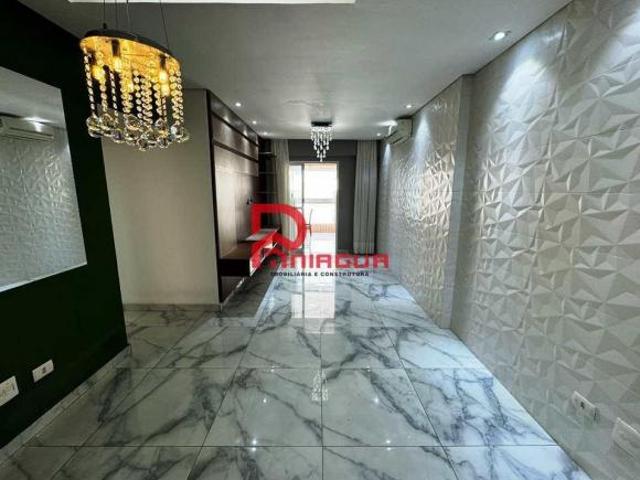 Apartamento para venda em Canto Do Forte de 101.00m² com 3 Quartos, 2 Suites e 2 Garagens