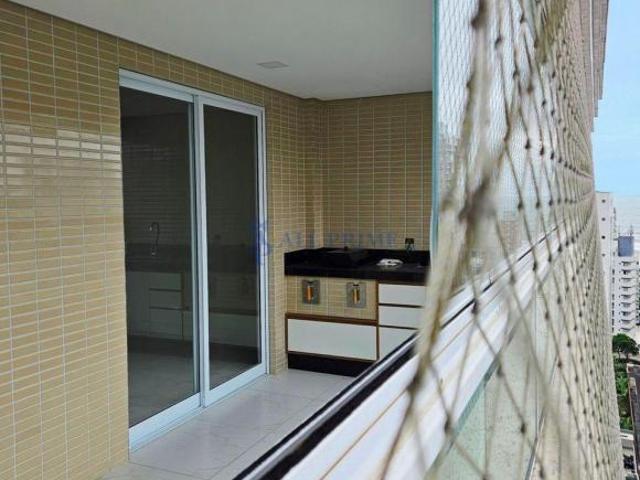 Apartamento para venda em Canto Do Forte de 112.00m² com 3 Quartos, 1 Suite e 2 Garagens