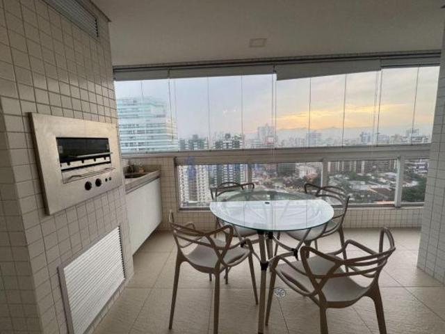 Apartamento para venda em Canto Do Forte de 123.00m² com 3 Quartos, 2 Suites e 2 Garagens