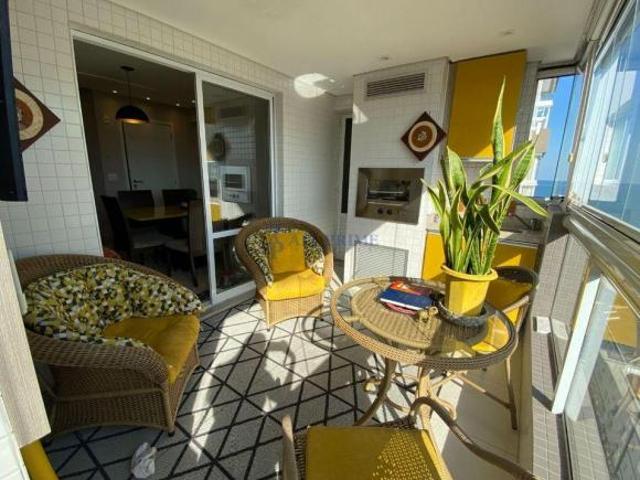 Apartamento para venda em Canto Do Forte de 123.00m² com 3 Quartos, 2 Suites e 2 Garagens