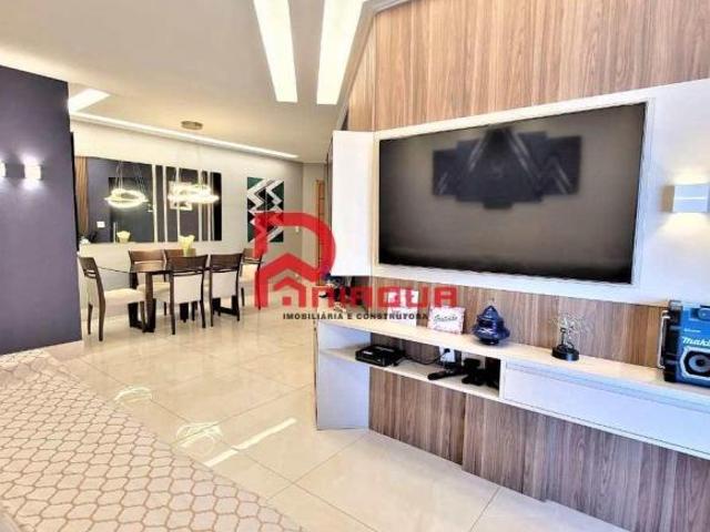 Apartamento para venda em Canto Do Forte de 122.00m² com 3 Quartos, 2 Suites e 2 Garagens
