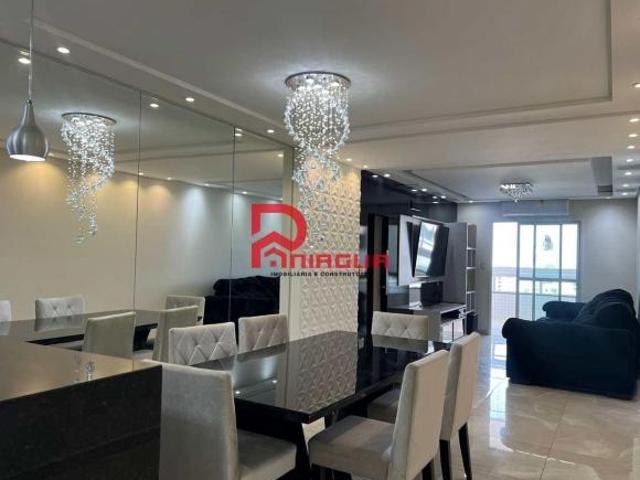 Apartamento para venda em Canto Do Forte de 129.00m² com 3 Quartos, 2 Suites e 3 Garagens