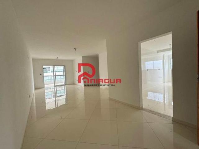 Apartamento para venda em Canto Do Forte de 130.00m² com 3 Quartos, 2 Suites e 2 Garagens