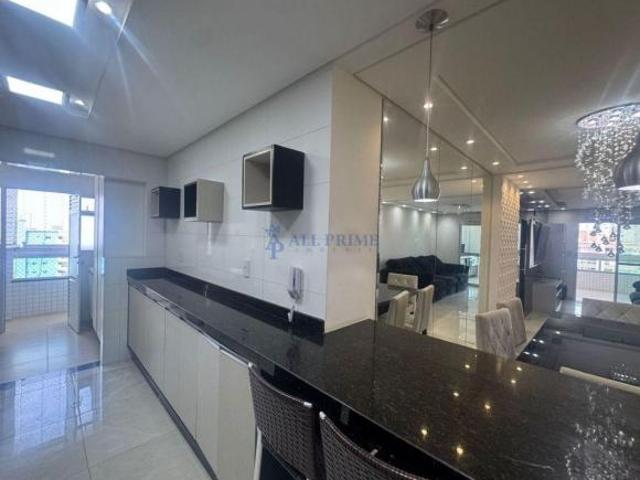 Apartamento para venda em Canto Do Forte de 130.00m² com 3 Quartos, 2 Suites e 3 Garagens